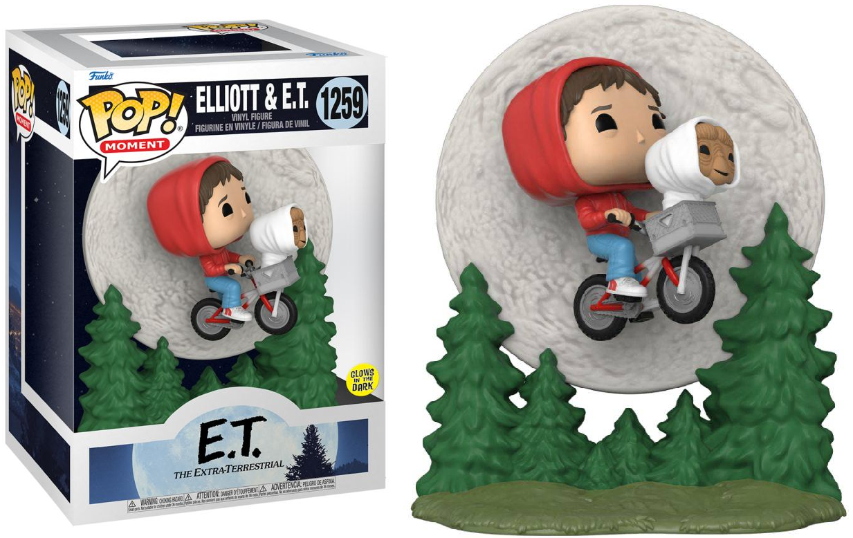 FUNKO POP! Vinyl Moment RARE E.T. The Extra Terrestrial #1259 Elliott ...