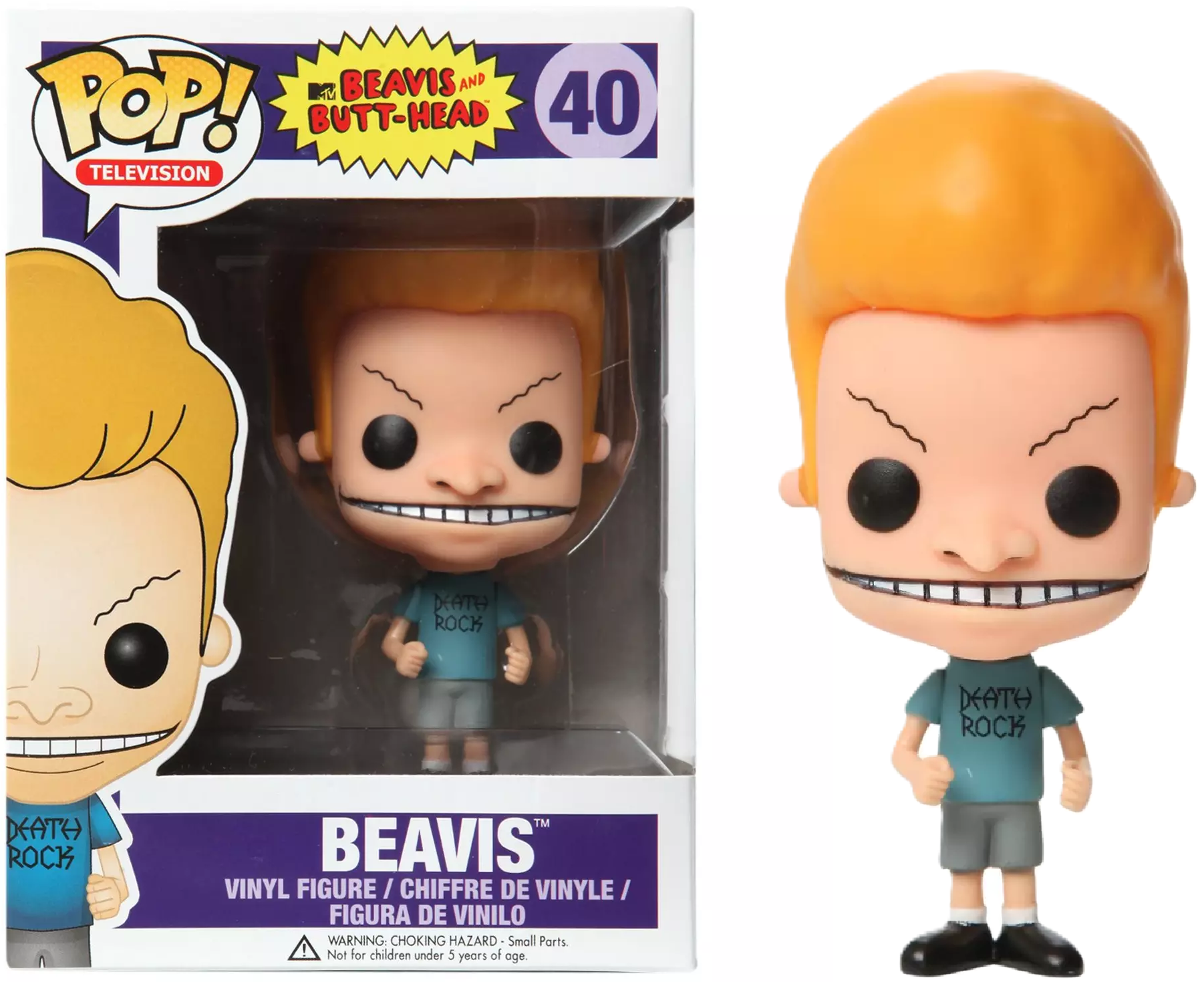 FUNKO POP! Vinyl Television RARE Beavis & Butt-Head #40 Beavis [VAULTE ...