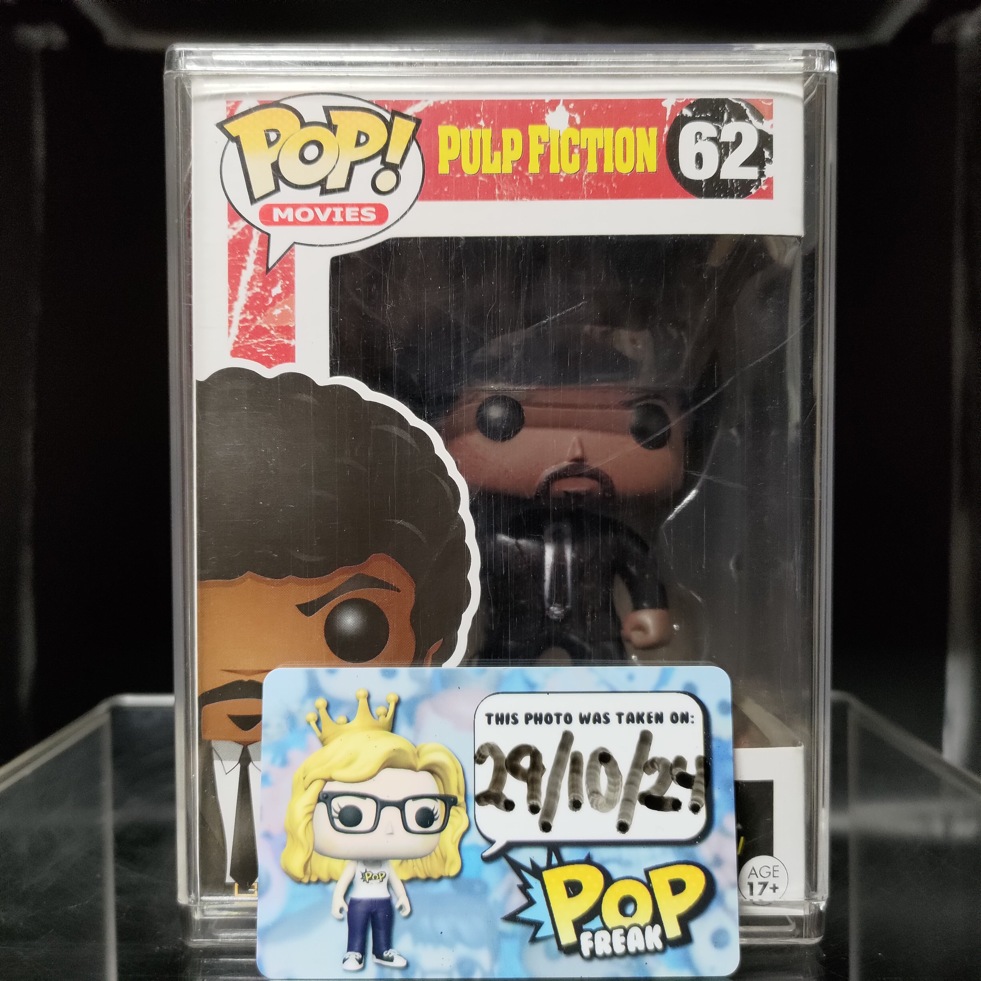 FUNKO POP! Vinyl Movies RARE Pulp Fiction #62 Jules (Bloody) [SDCC (St ...