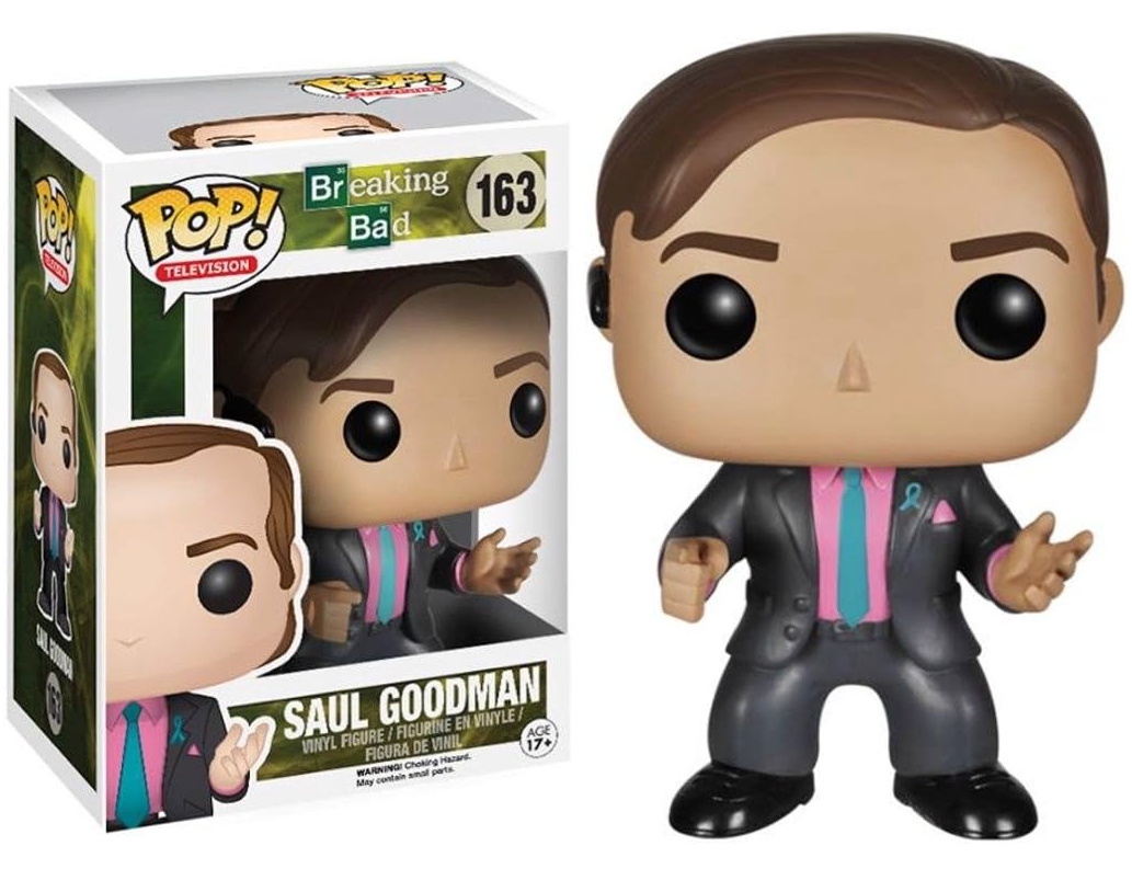 FUNKO POP! Vinyl Television RARE Breaking Bad #163 Saul Goodman [VAULT ...