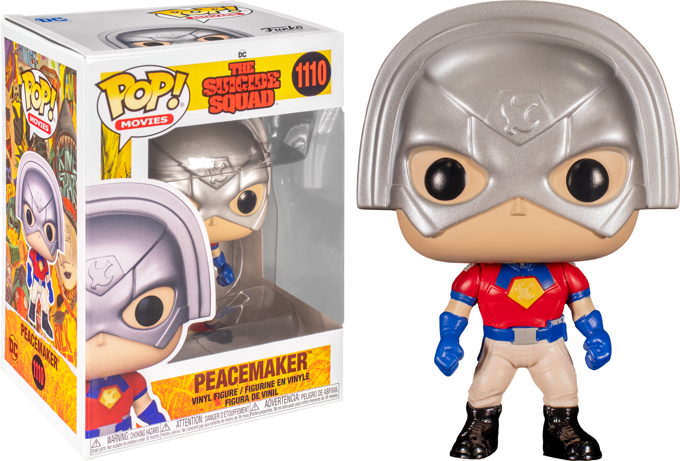 FUNKO POP! Vinyl Movies RARE Suicide Squad #1110 Peacemaker [VAULTED ...