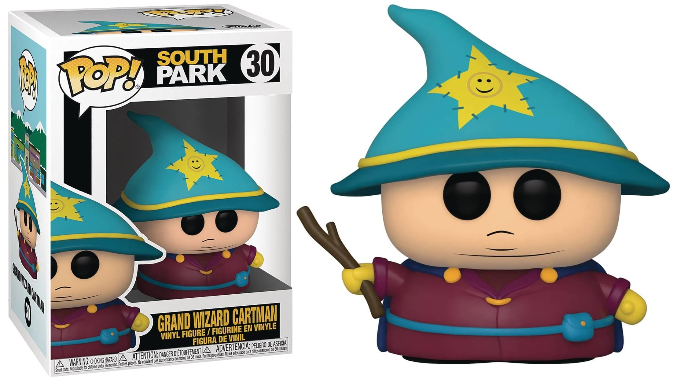 FUNKO POP! Vinyl South Park RARE #30 Grand Wizard Cartman [VAULTED ...